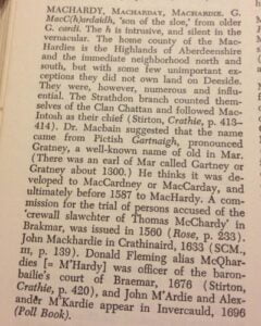 Septs of Clan Farquharson – Clan Farquharson