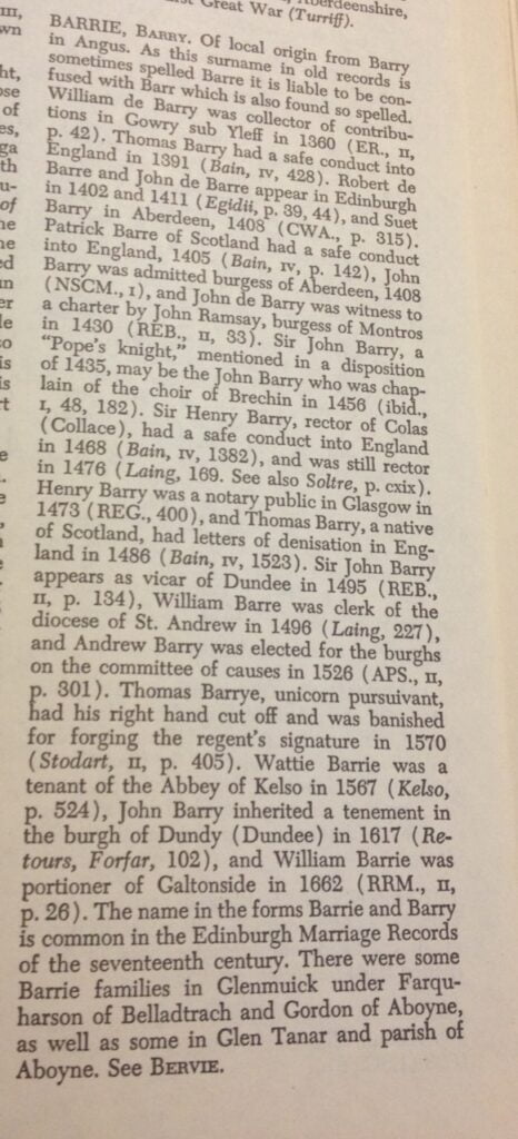 Septs of Clan Farquharson – Clan Farquharson